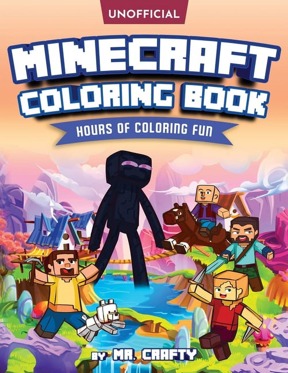 Mr Crafty: Minecraft Coloring Book, Book 1 (Paperback) - Walmart.com