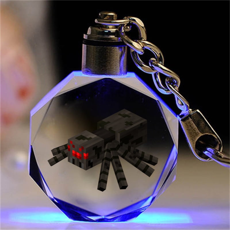 Minecraft undead sword glowing crystal keychain game merchandise ...