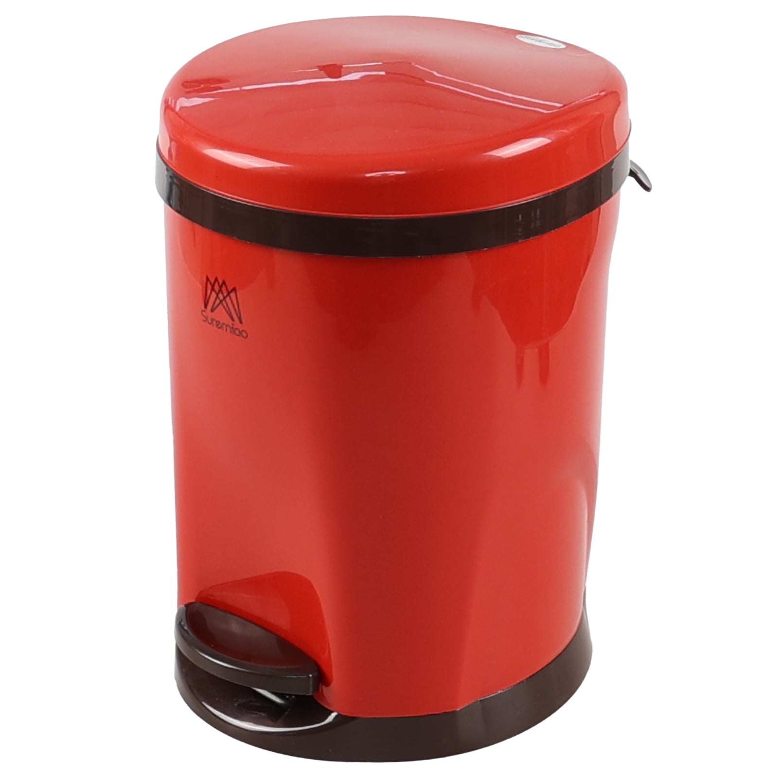 Minekkyes 2 Gallon Small Step Trash Can, Plastic Garbage Bin with ...