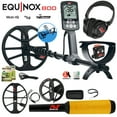 Minelab Equinox 800 Metal Detector w/ 6" Coil, 15" Coil & Pro-Find 35 Pinpointer - Walmart.com