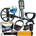 "Minelab Equinox 800 Waterproof Metal Detector, 11"" DD Search Coil, Pro Find 15 PinPointer ...