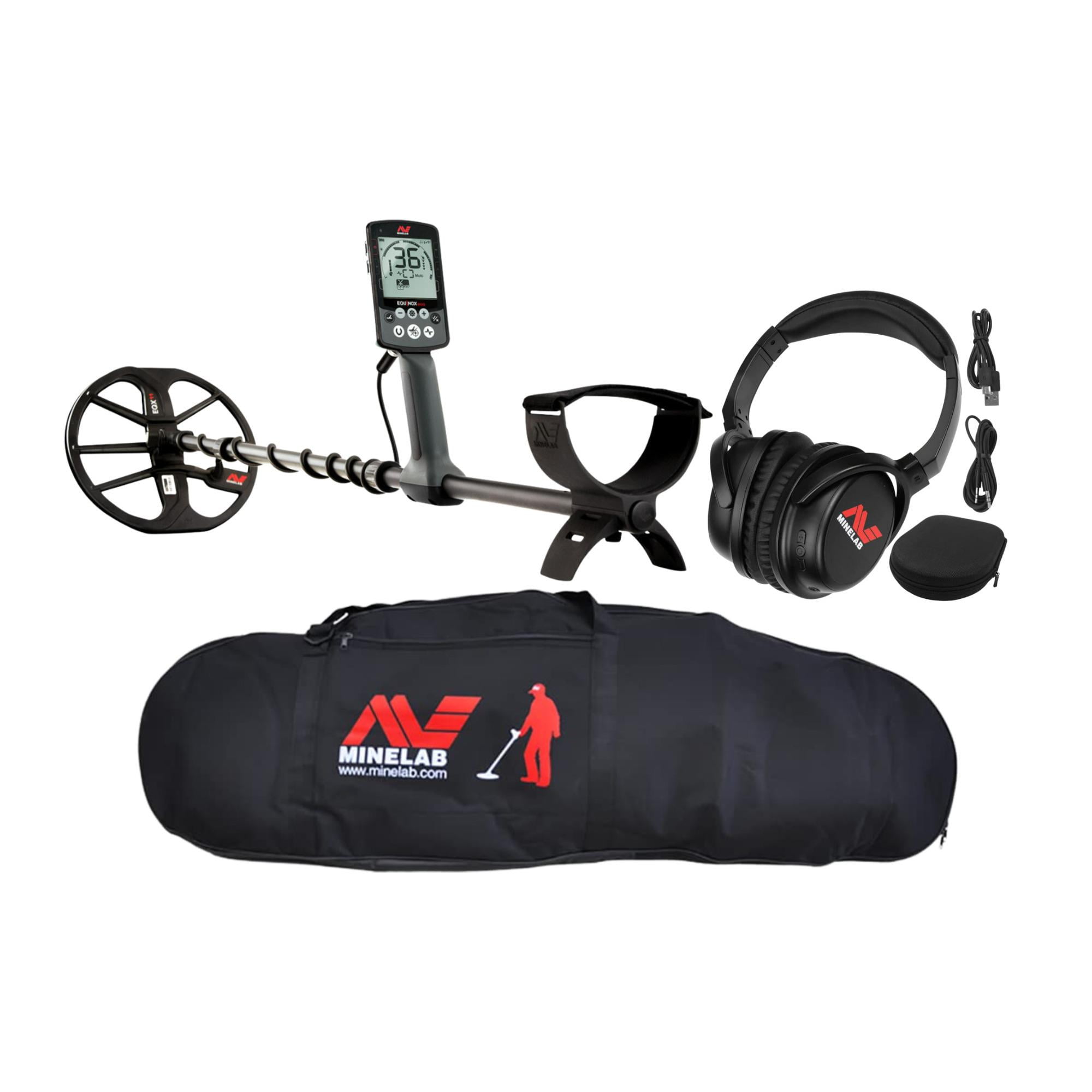 Minelab Equinox 800 Waterproof Metal Detector with Carry Case and Headphones - Walmart.com