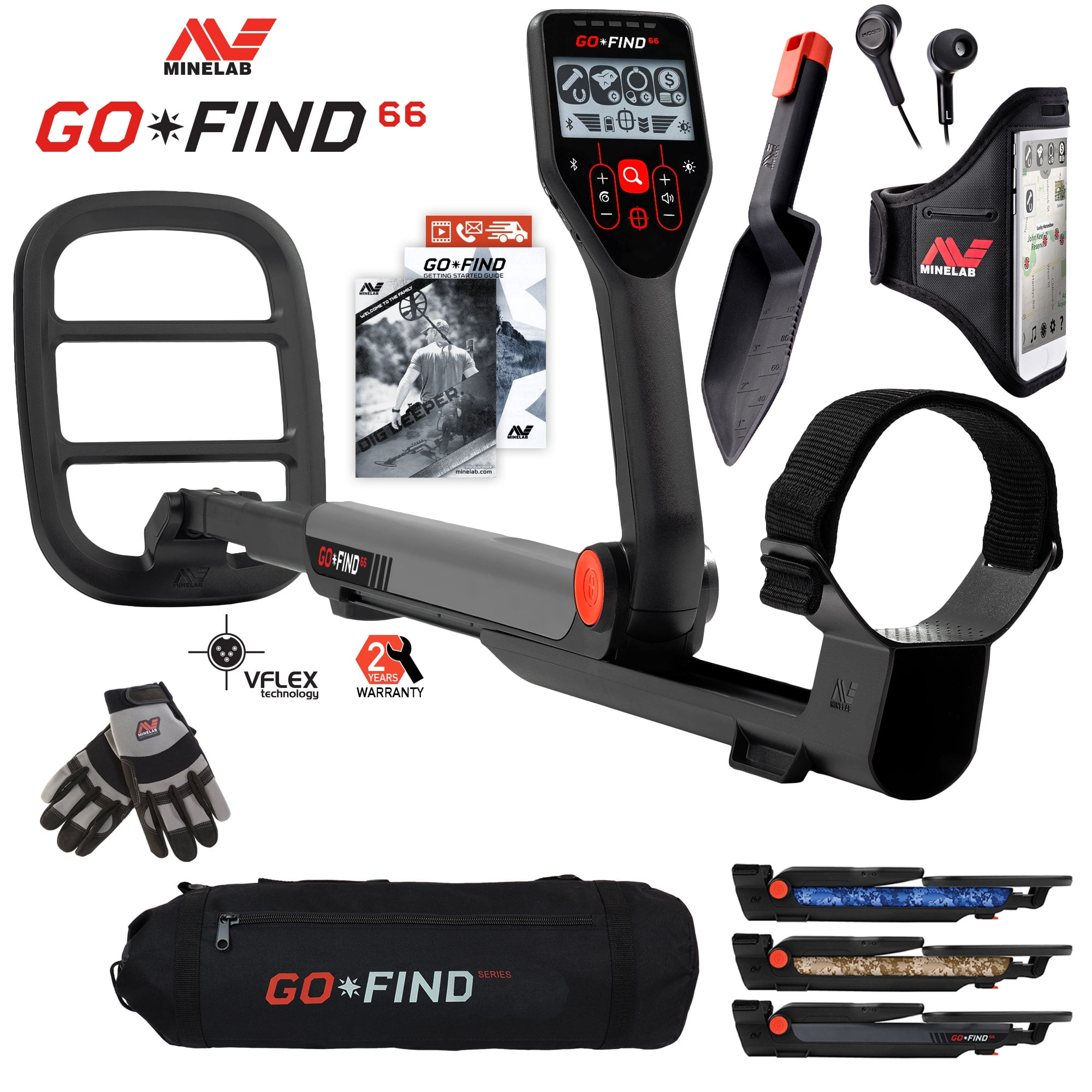 Minelab Go-Find Bundle with Gloves and Carrybag - Walmart.com