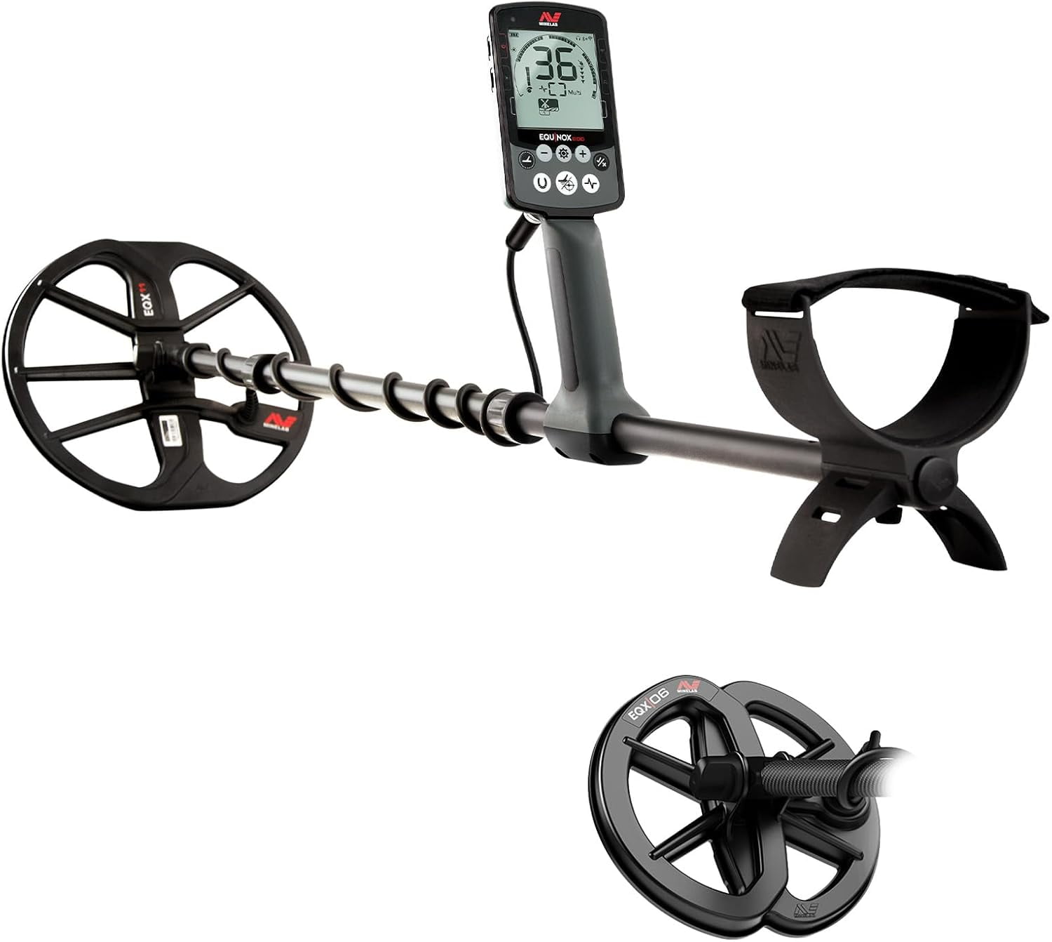 Minelab Metal Detector Bundle For Adults W/ Equinox 800 & EQX 6 Coil ...