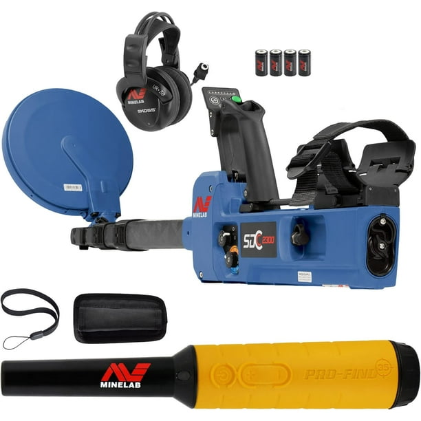 Minelab SDC 2300 All Terrain Gold Metal Detector with Pro Find 15 ...