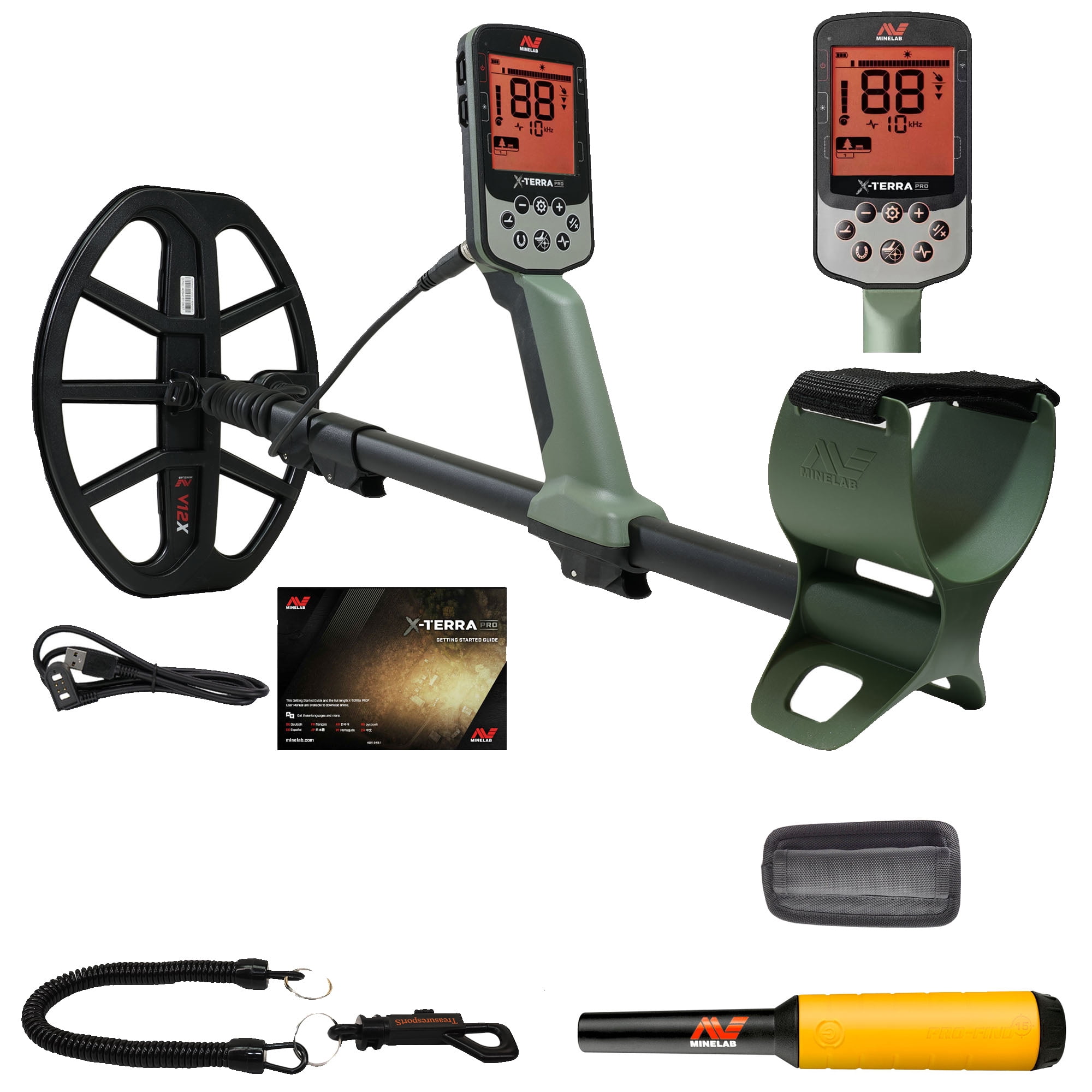 Minelab X-TERRA PRO Metal Detector with Pro-Find 15 Pinpointer ...