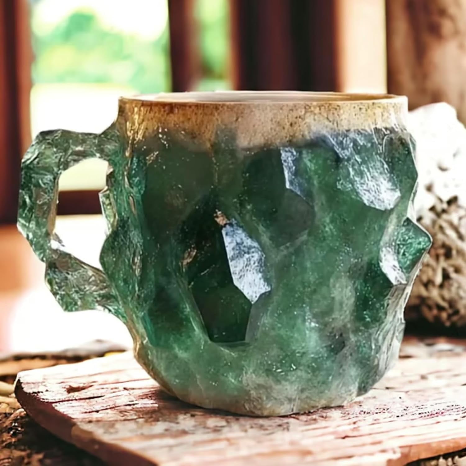 Mineral Crystal Coffee Mugs, 2024 New Multi-Colored Mineral Crystal ...