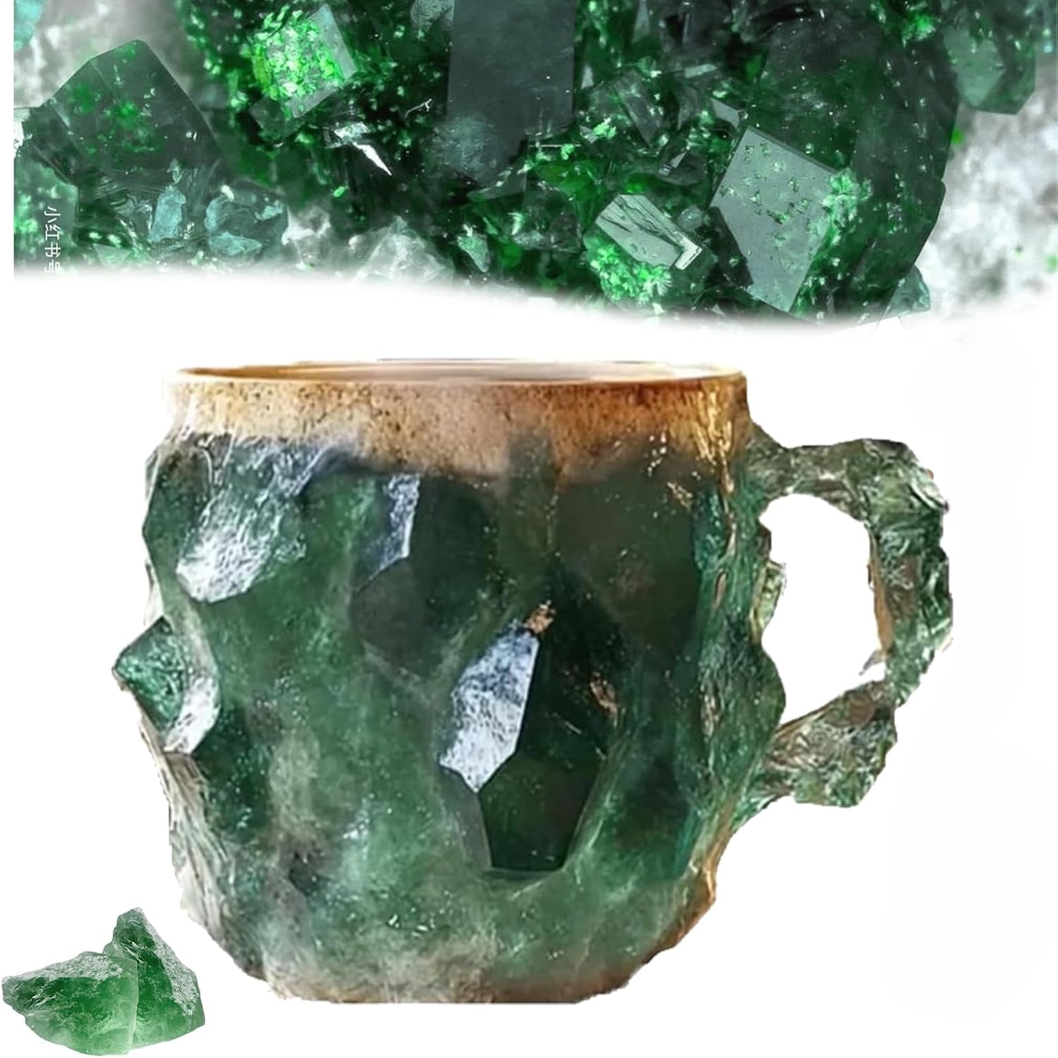Mineral Crystal Coffee Mugs, Crystal Mugs for Coffee, Natural Mineral ...
