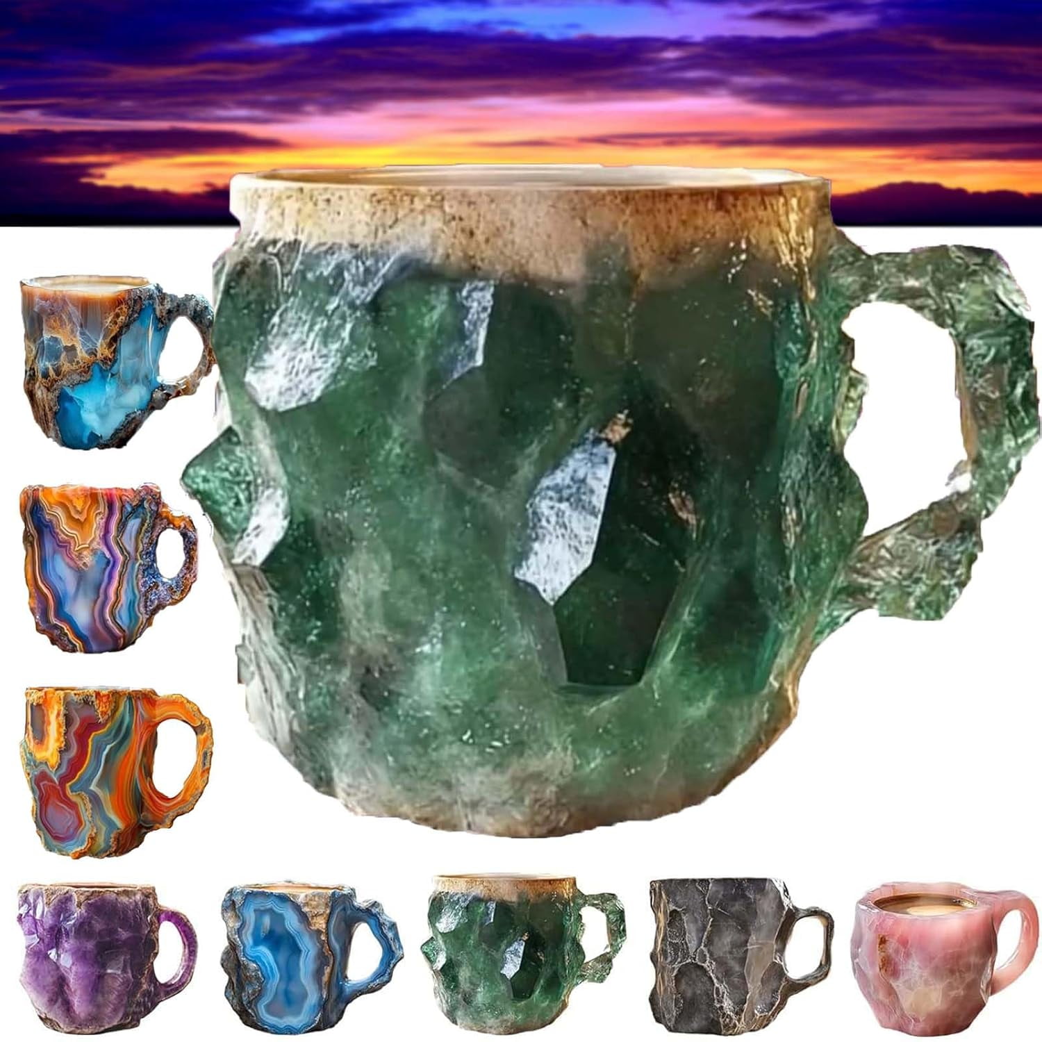 Mineral Crystal Coffee Mugs Mineral Crystal Coffee Mug Crystal Coffee ...