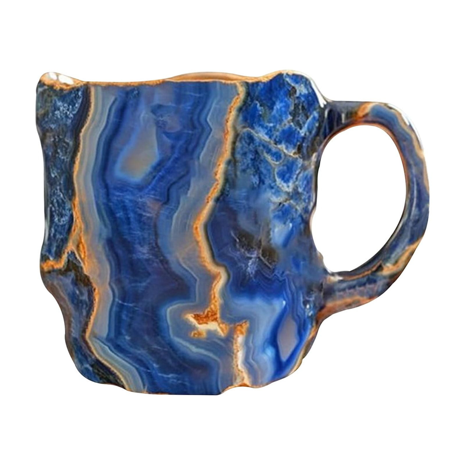 Mineral Crystal Coffee Mugs, Crystal Mugs for Coffee, Natural Mineral ...