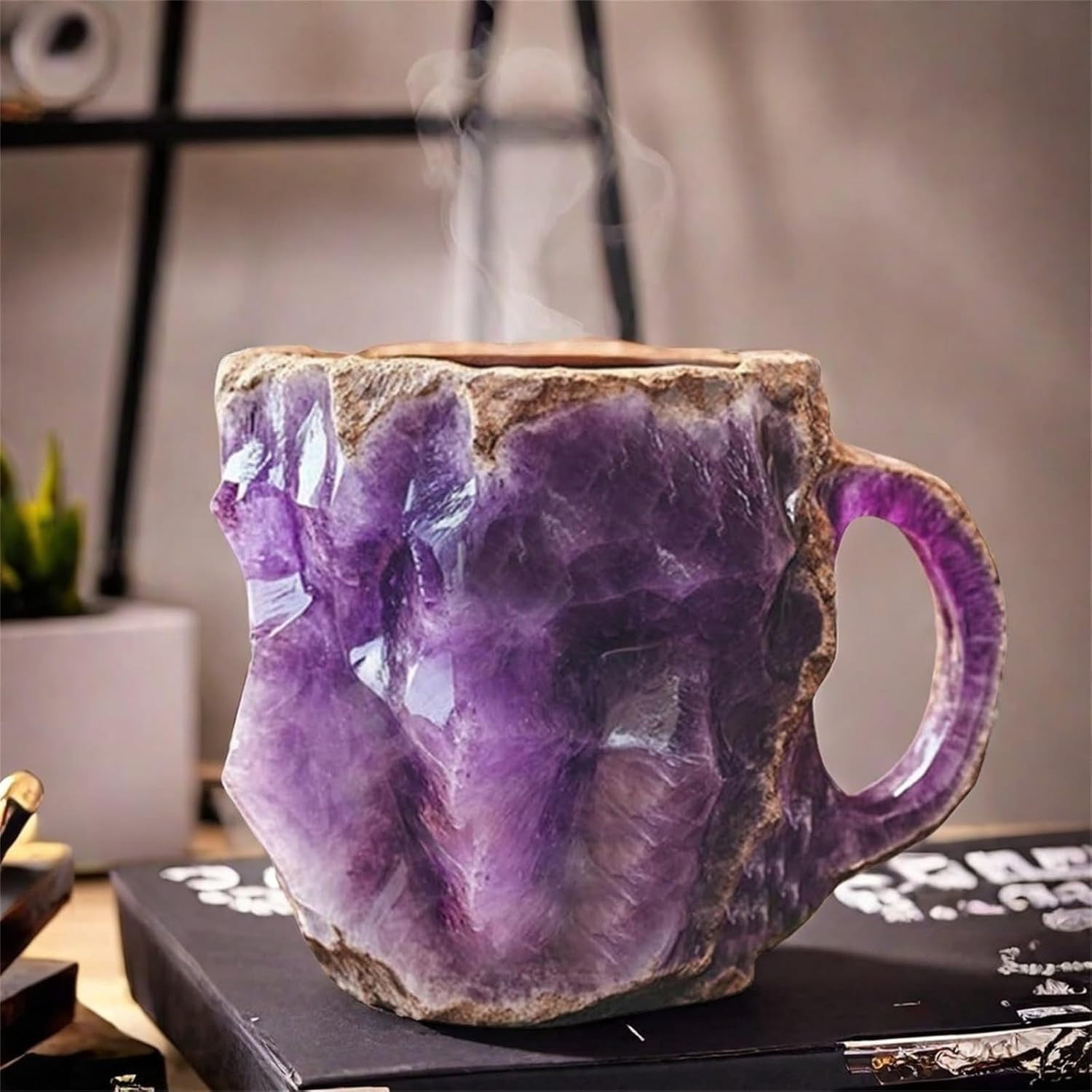 Mineral Crystal Coffee Mugs, Multi-Colored Mineral Crystal Coffee Mug ...
