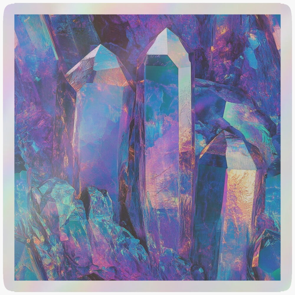 Mineral Digital Distortion Holographic Sticker Kir-5155 - Walmart.com