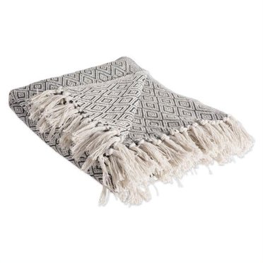 DII Woven Decorative Throw, 50"x60", 100% Cotton, Aqua - Walmart.com