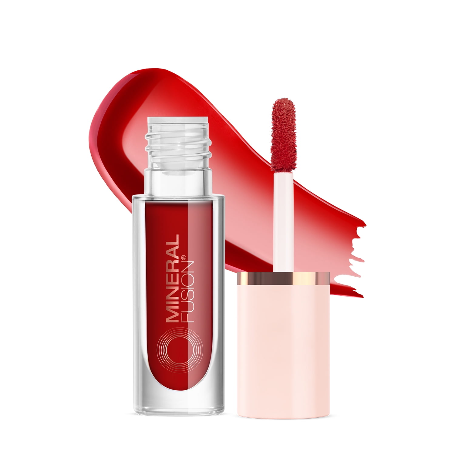 Mineral Fusion 2-in-1 Lip & Cheek Stain Syrah, 0.10 fl oz, Bright Red ...