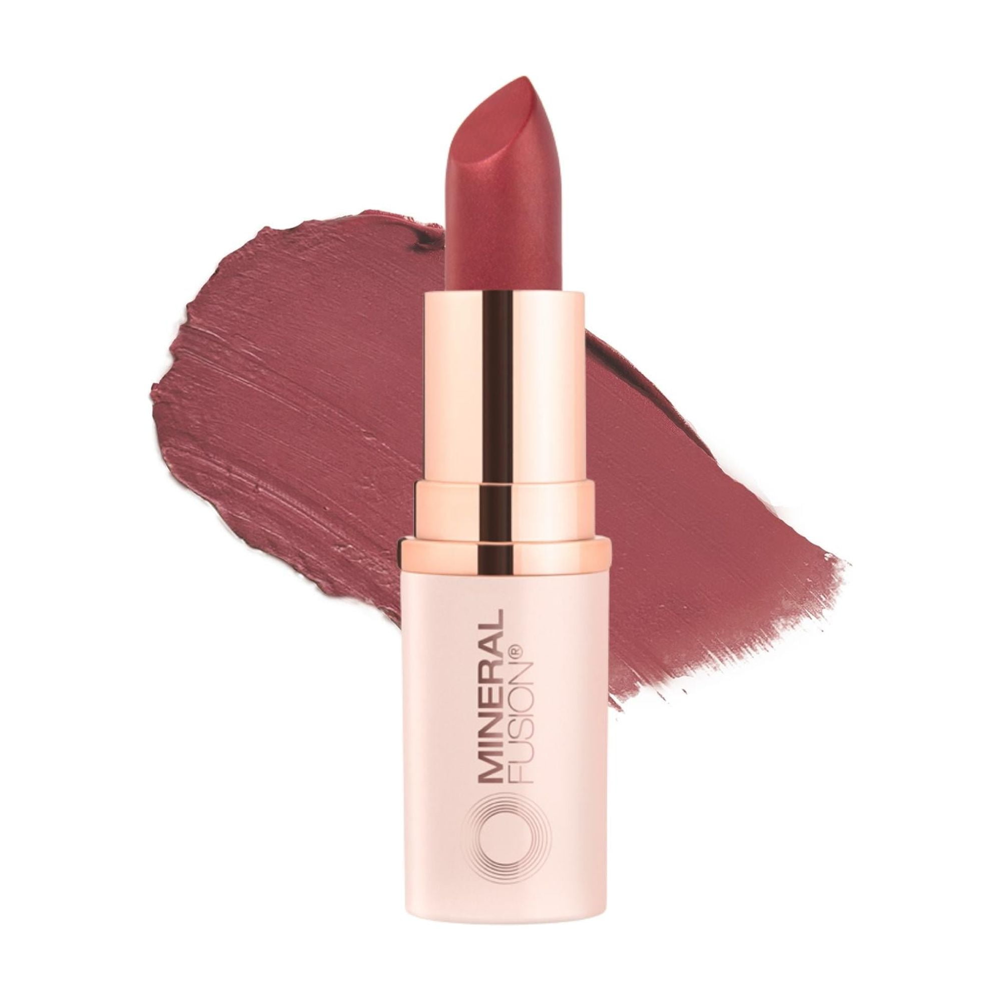Mineral Fusion Lipstick Gem, Shimmering Deep Berry Red, 0.13 oz, Smudge ...