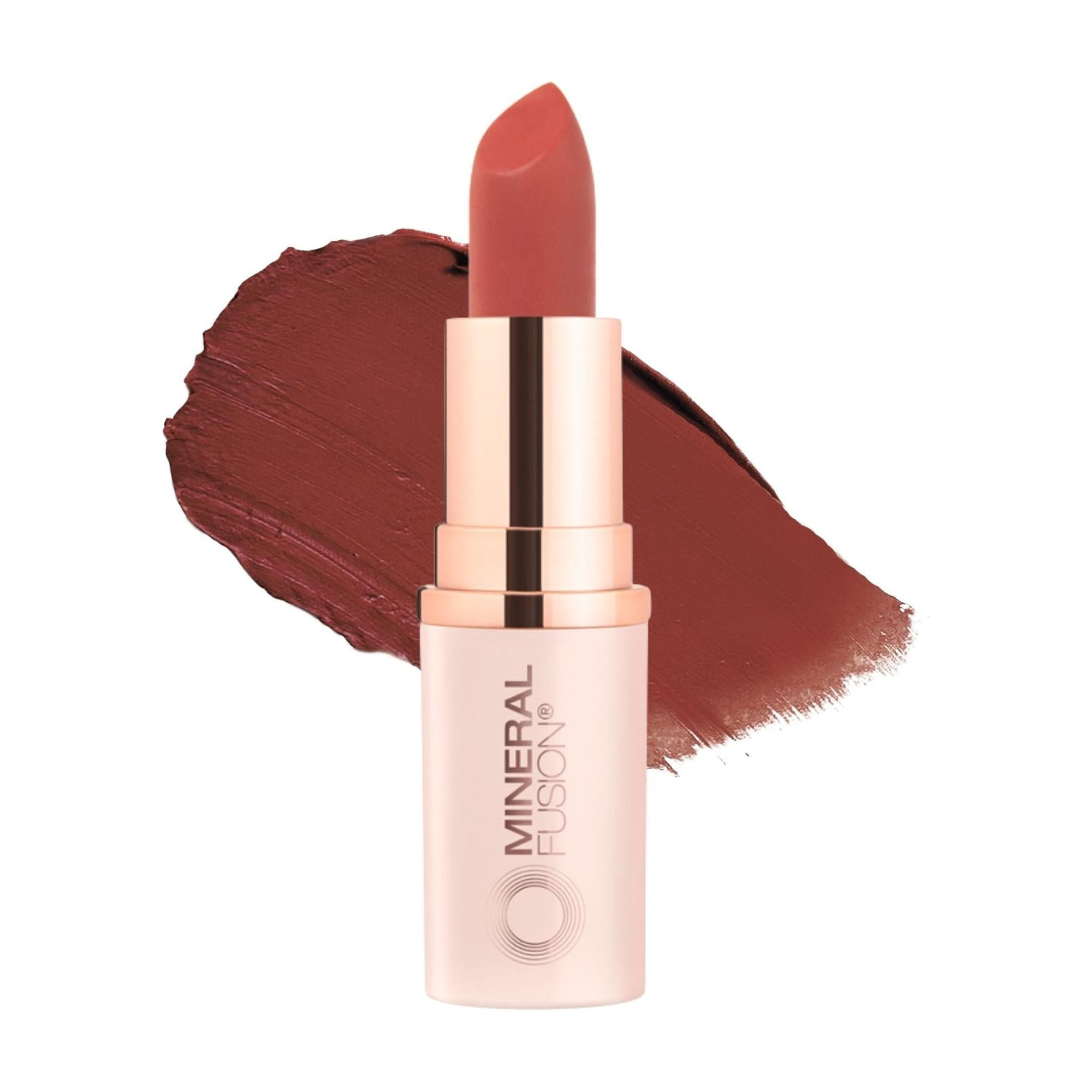 Mineral Fusion Lipstick Peony, Rust Plum, Red Purple, 0.13 oz, Smudge ...