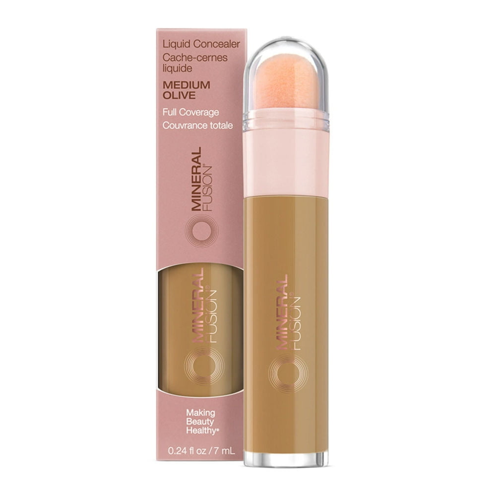 Mineral Fusion Liquid Concealer, Medium Olive, 0.24 Oz.. - Walmart.com