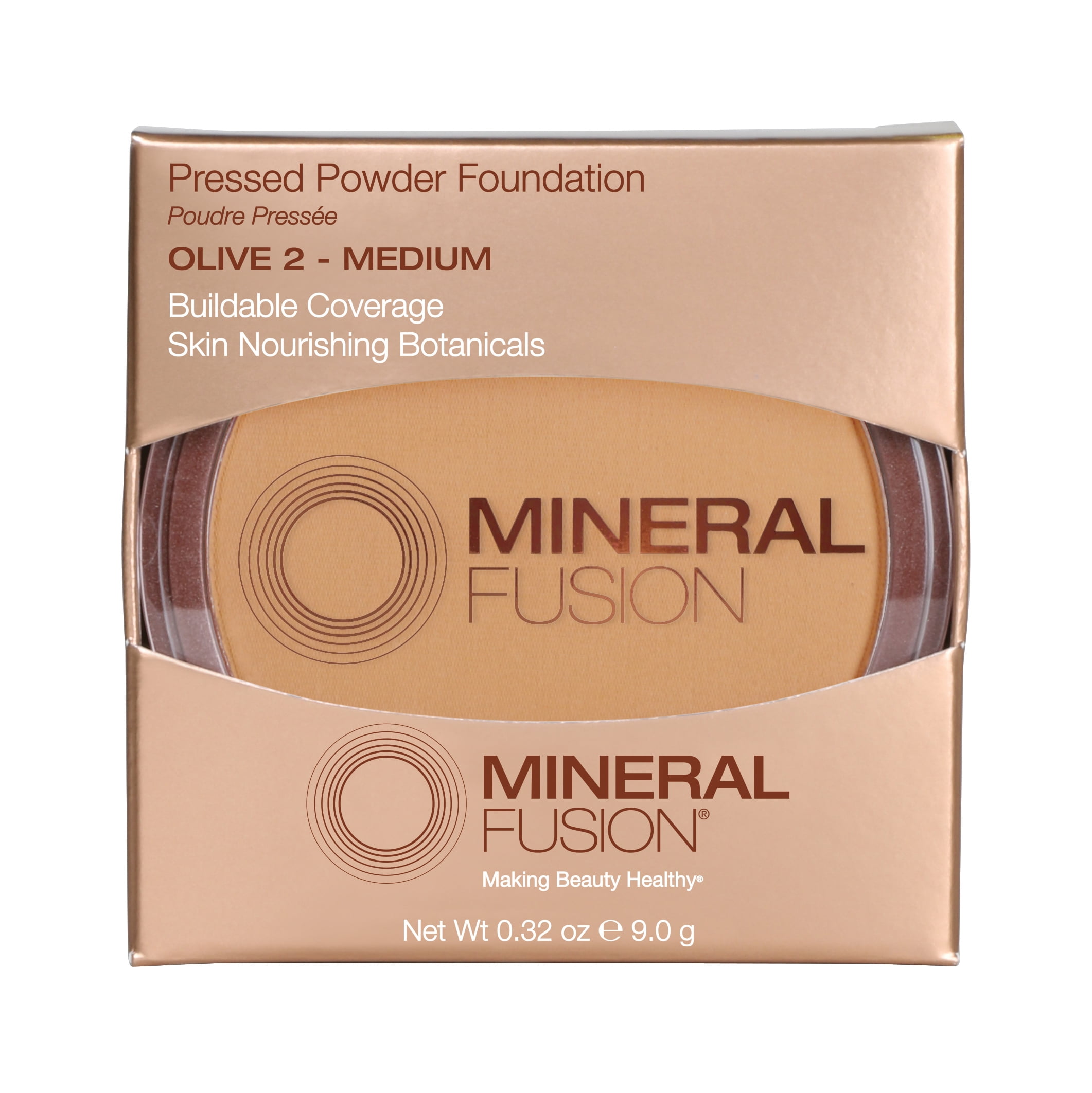 Mineral Fusion Pressed Powder Foundation, Olive 2, 0.32 Oz - Walmart.com