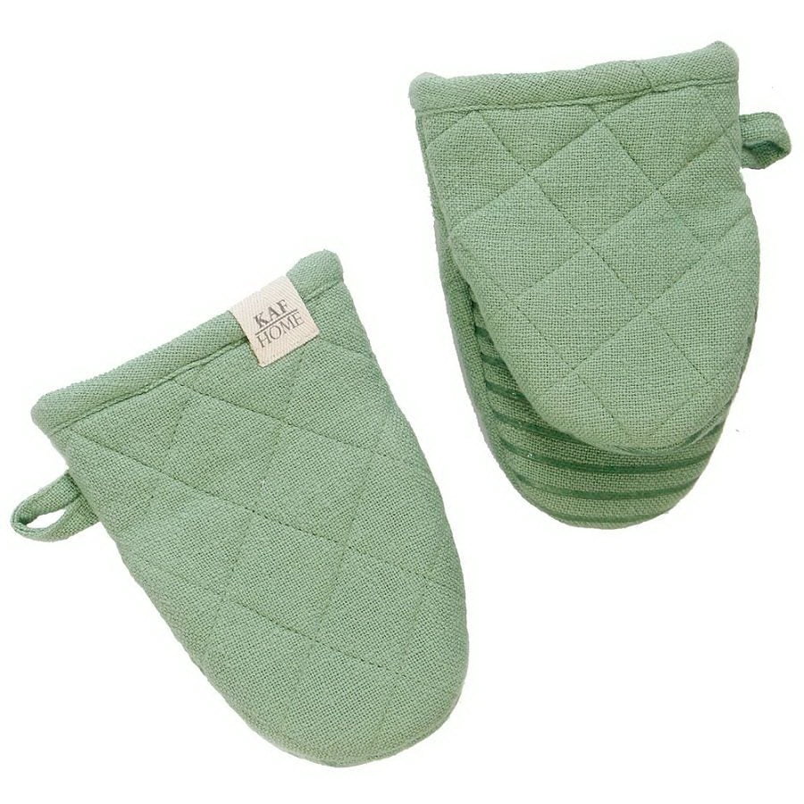 Mineral Green Monaco Quilted Silicone Mini Mitt 8" x 5.5" - Walmart.com