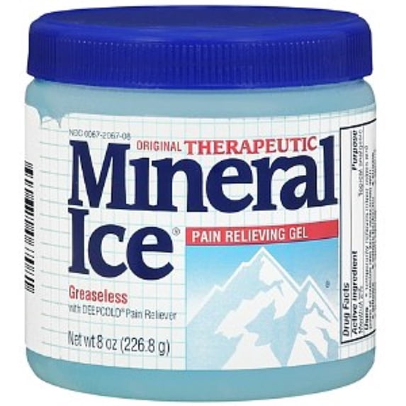 Mineral Ice Therapeutic Pain Relieving Gel, Cold Analgesic for Muscle ...