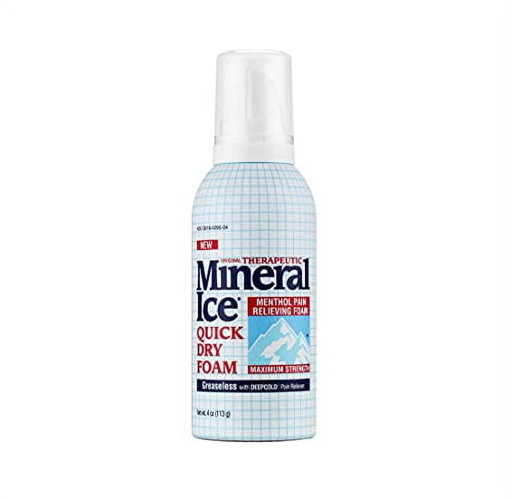 Mineral Ice Pain Relieving Quick Dry Foam, 4 oz - Walmart.com