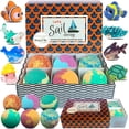 Mineral Me Kids Bath Fizzies with Sea Animal Toys, 6ct, Natural ...