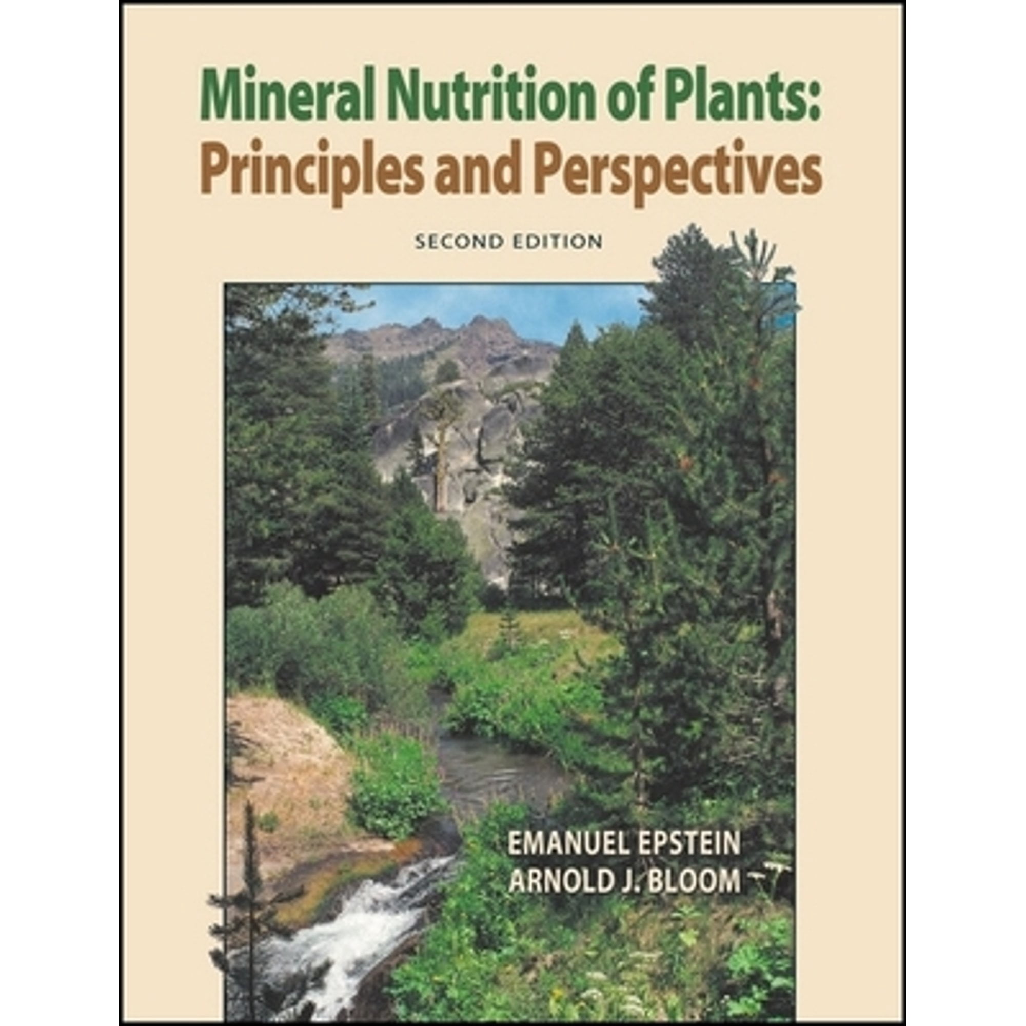 Pre-Owned Mineral Nutrition of Plants: Principles and Perspectives ...