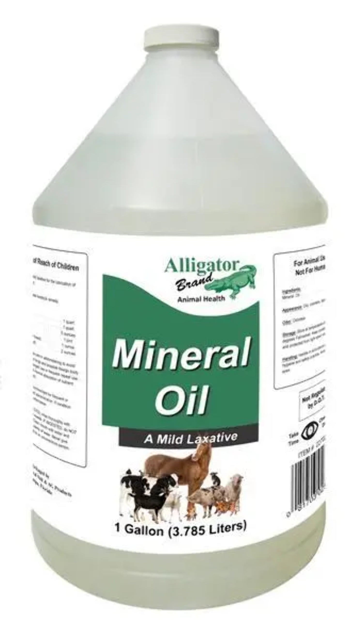 Mineral Oil Laxative 100% Mineral Oil 1 Gallon (Animal Use Only ...