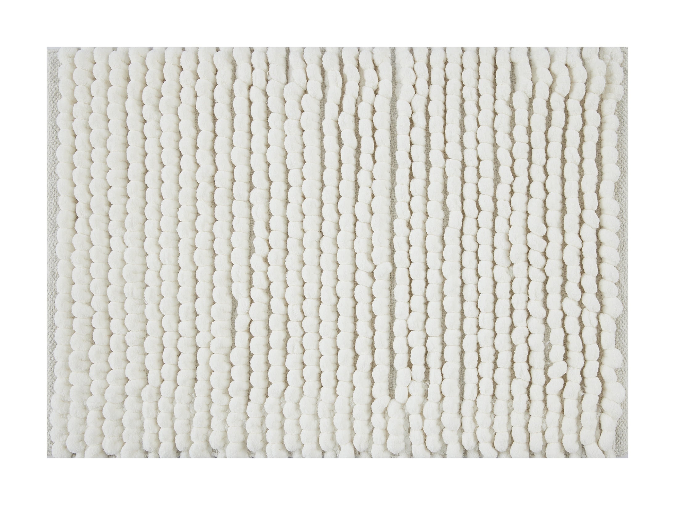 Mineral Spring Fairfax Chunky Loop Polyester Bath Rug, Coconut Milk, 17 ...