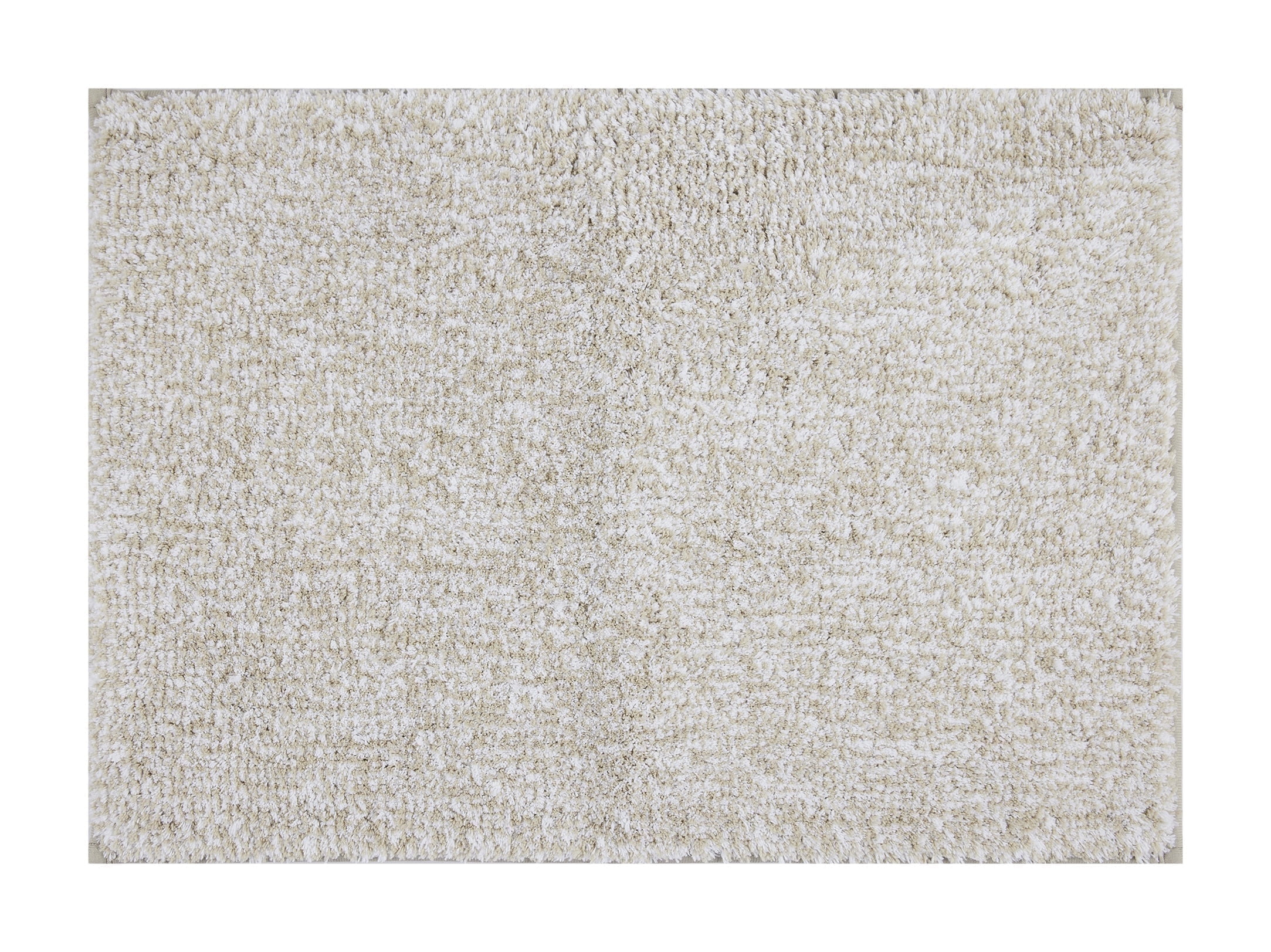 Mineral Spring Modern Luxury Mottled Polyester Tufted Bath Rug, Tan ...