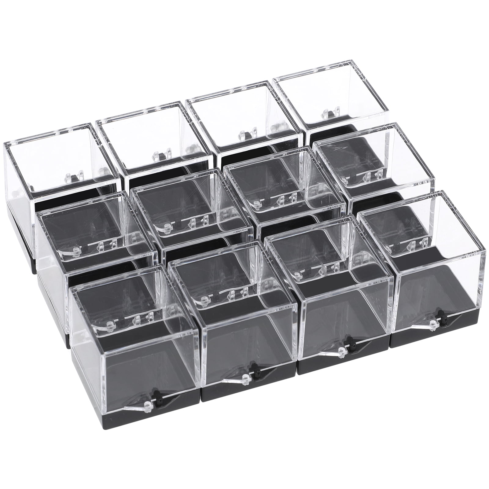 Mineral Standard Display Box Specimen Case Storage Boxes with Lids 36 ...