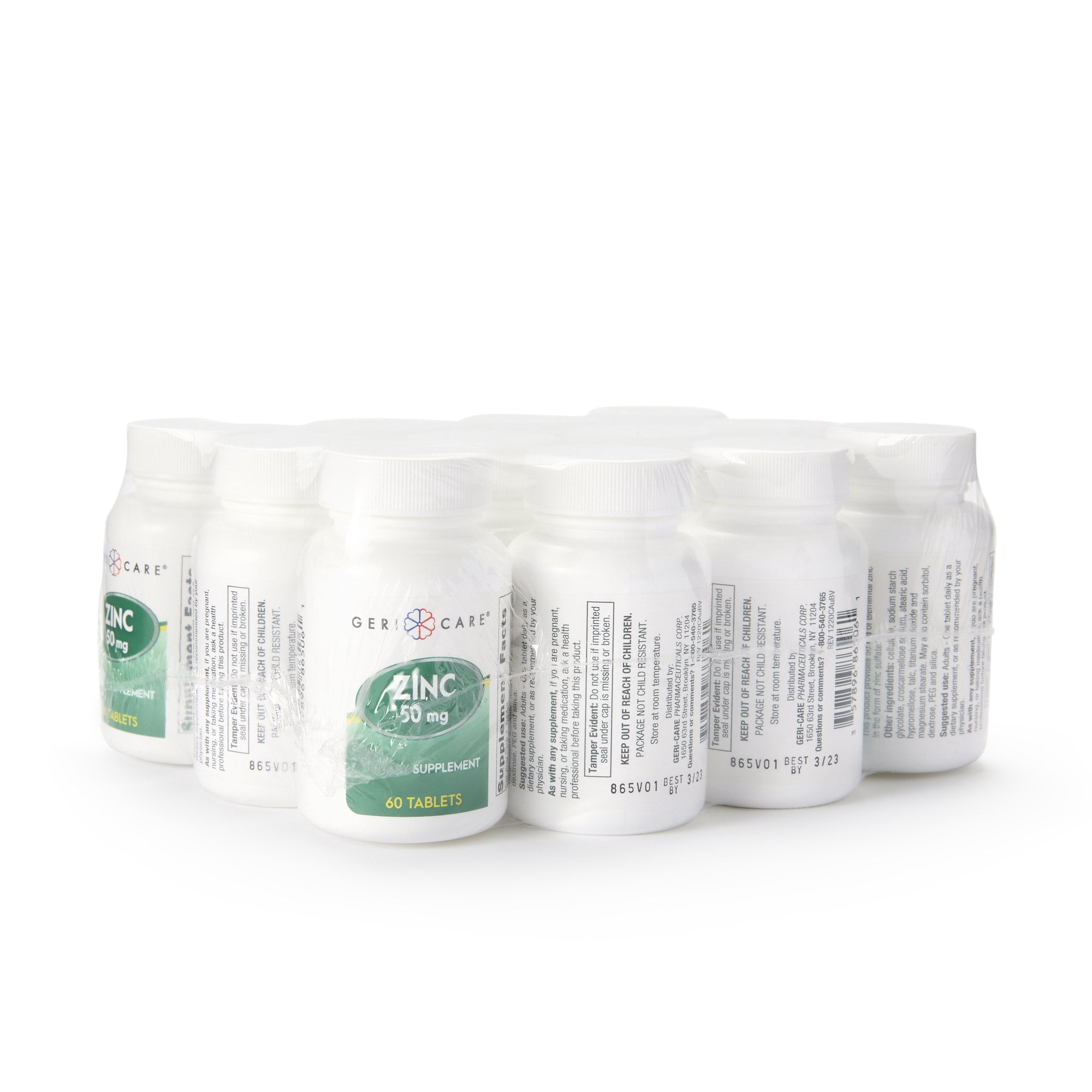 Mineral Supplement Geri-Care Zinc Sulfate 50 mg Strength Tablet 60 per ...