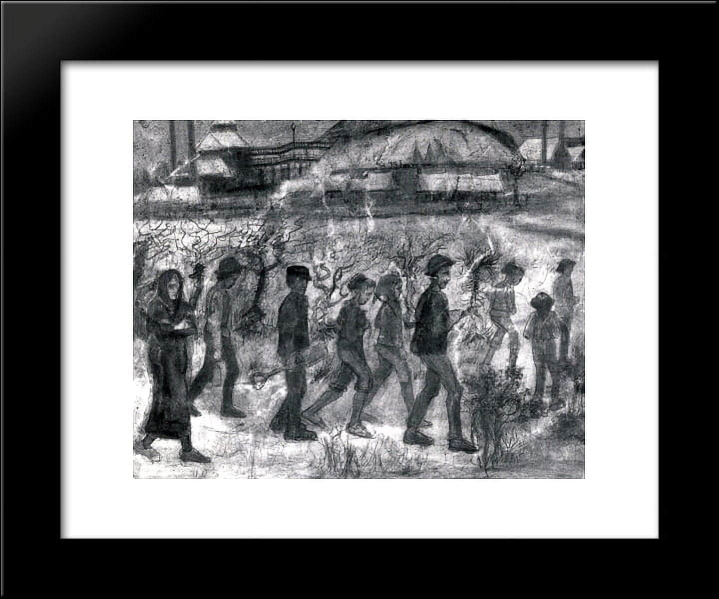 Miners 20x24 Framed Art Print by Vincent van Gogh - Walmart.com
