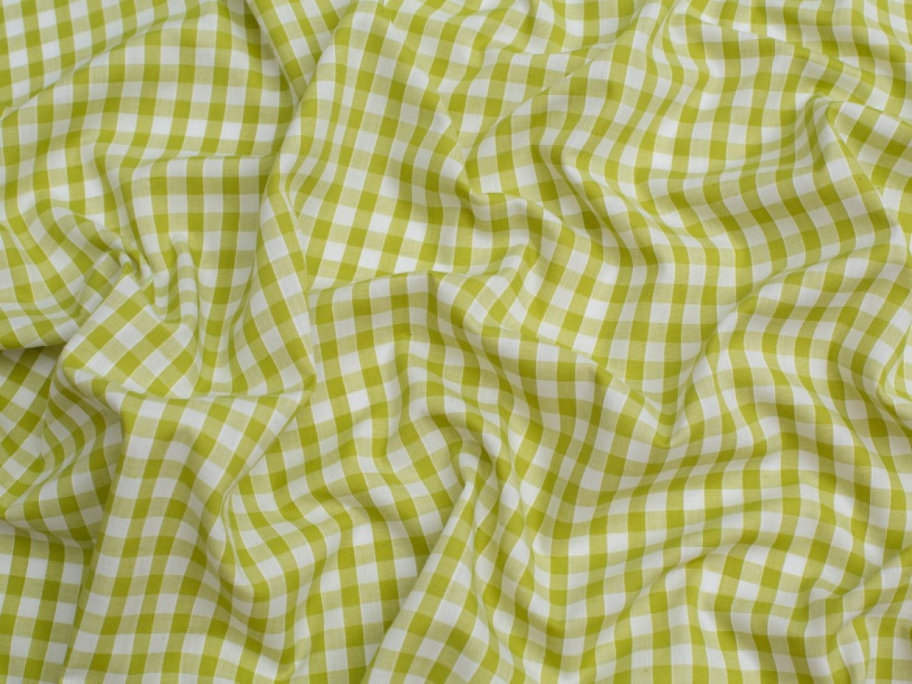 Minerva 1/4 inch Check Gingham Fabric Citrus Green - per yard - Walmart.com