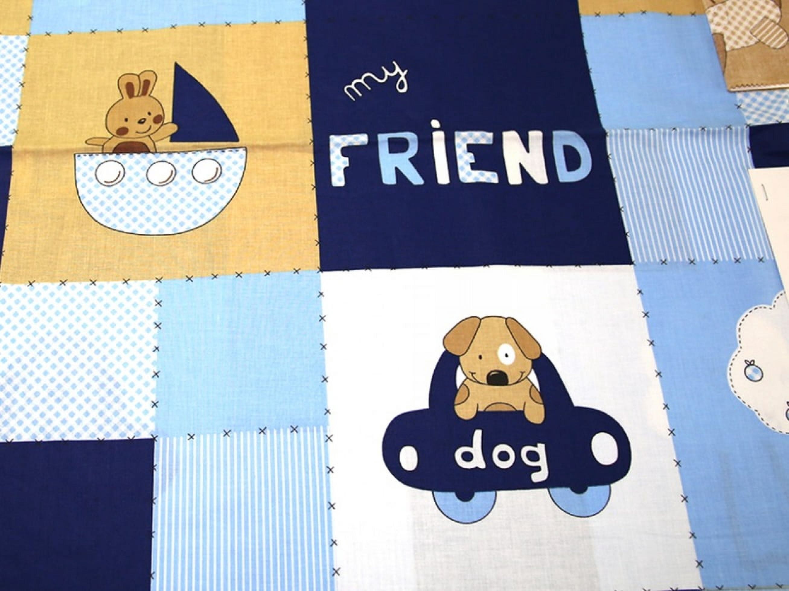 Minerva 100% Cotton Fabric Blue - per yard - Walmart.com