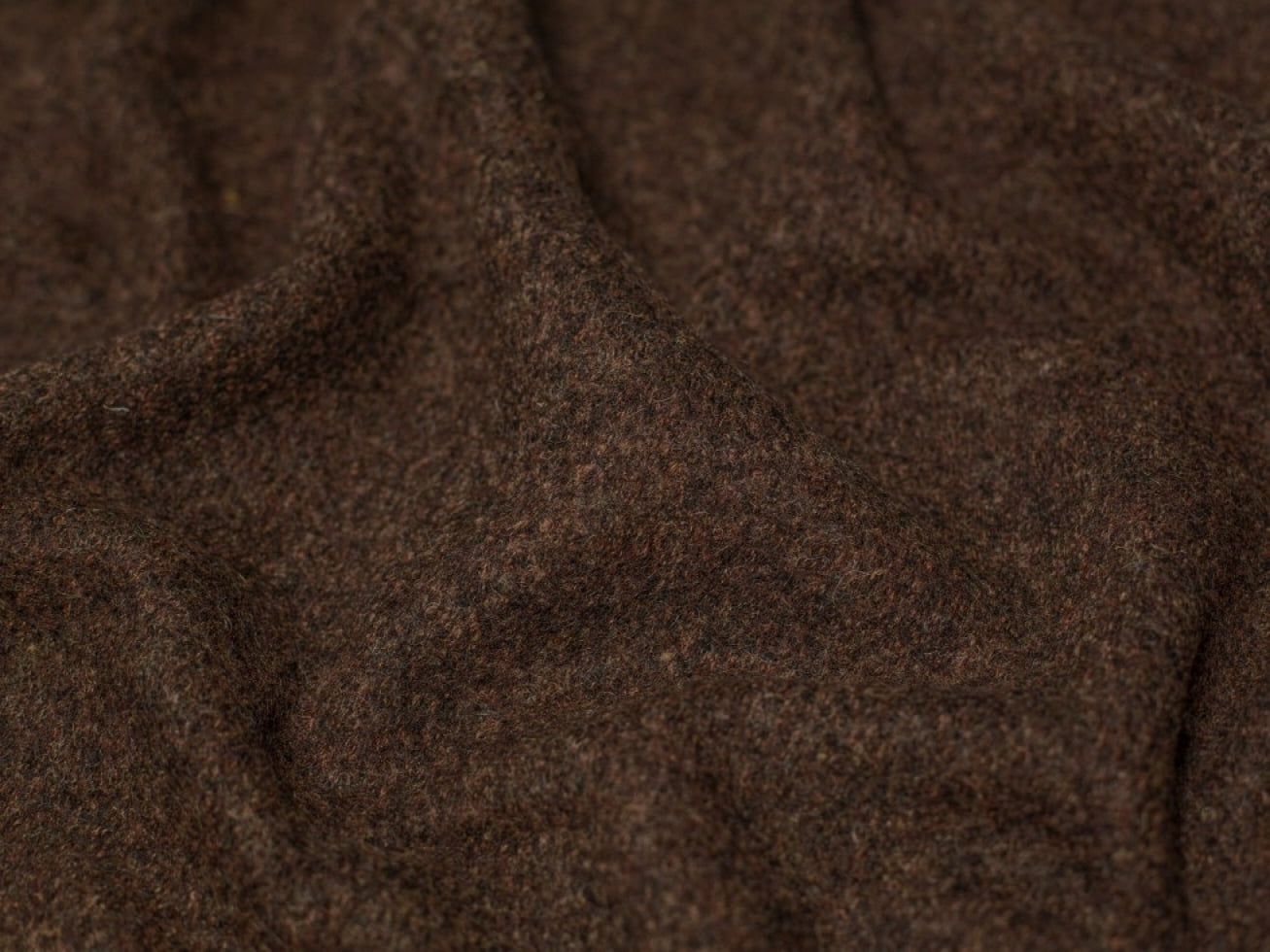 Minerva 100% Pure Wool Coating Fabric Dark Brown - per yard - Walmart.com