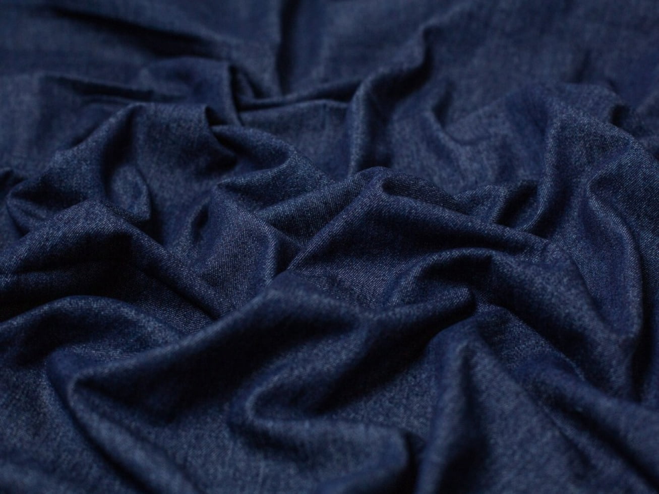Minerva 290gsm Soft Washed Denim Fabric Indigo Blue - per yard ...
