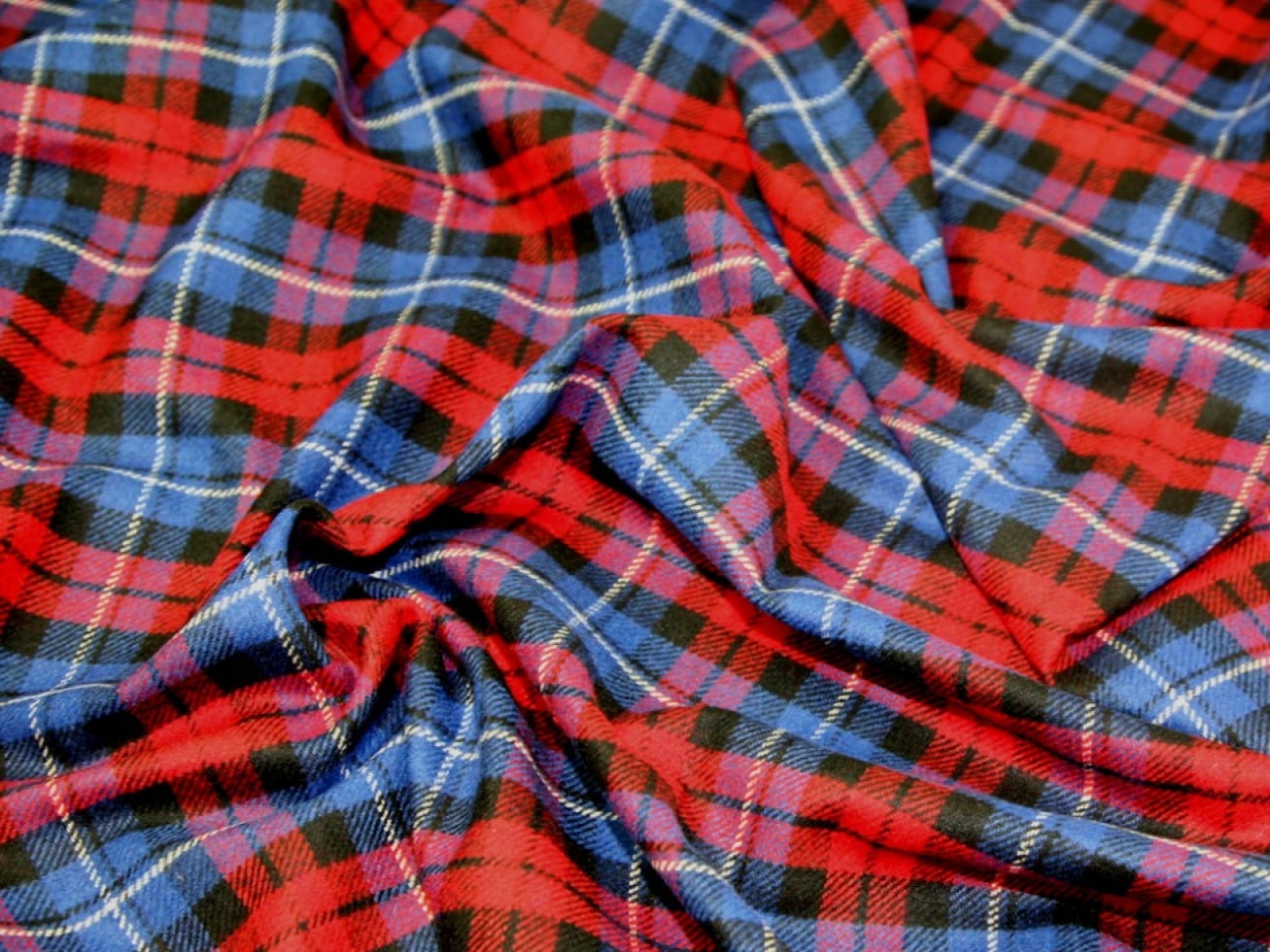 Minerva Clan Tartan Wool Coating Fabric Maclachlin - per yard - Walmart.com