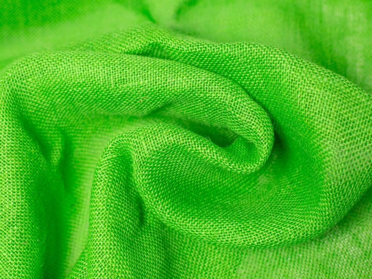 Minerva Coloured Hessian Jute Fabric Lime Green - per yard - Walmart.com