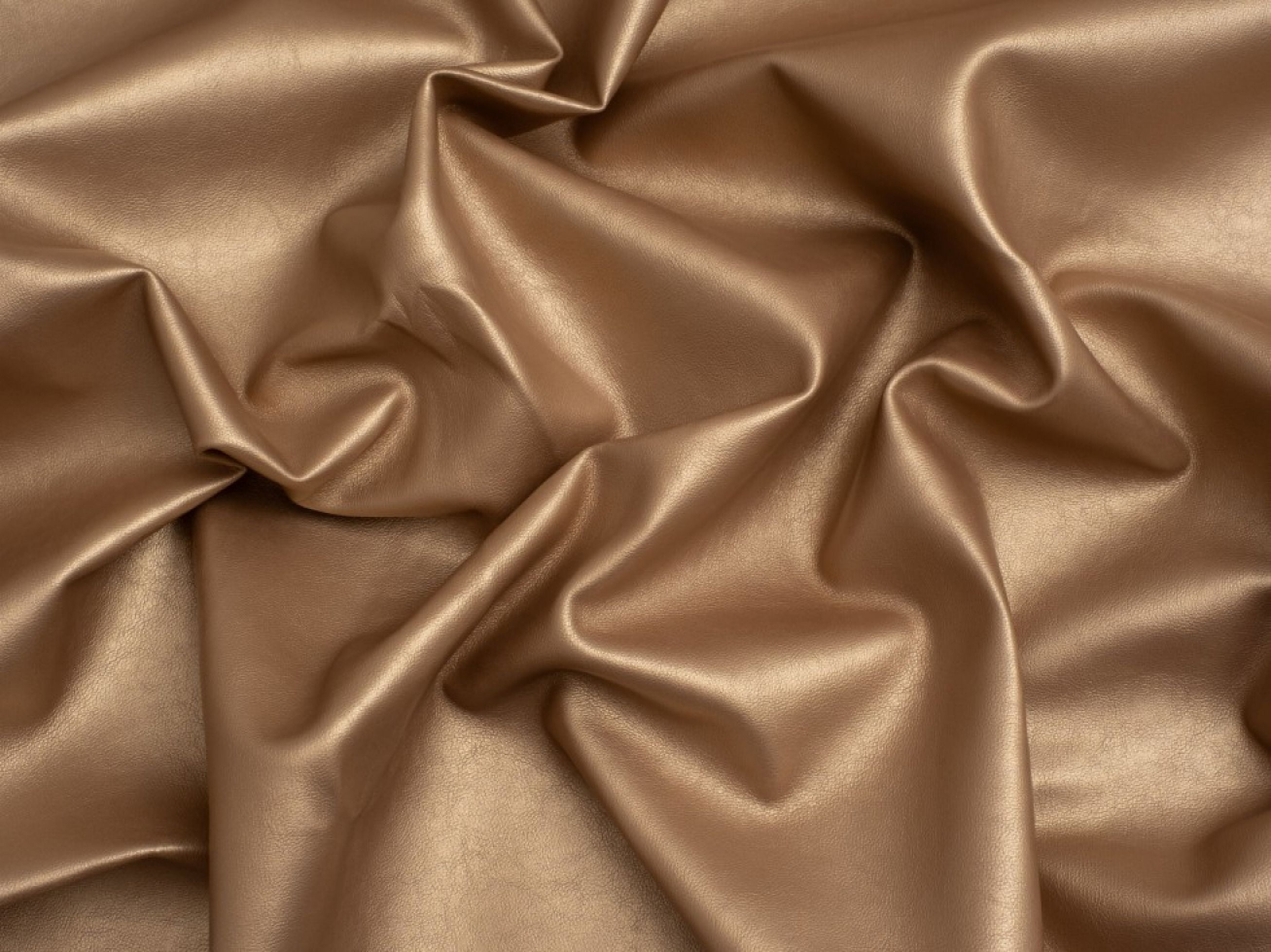 Minerva Core Range Heavy Faux Leather Fabric Gold - per yard - Walmart.com