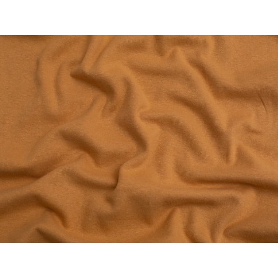 Minerva Core Range Tubular Ribbing Stretch Knit Fabric Gold Honey - per ...