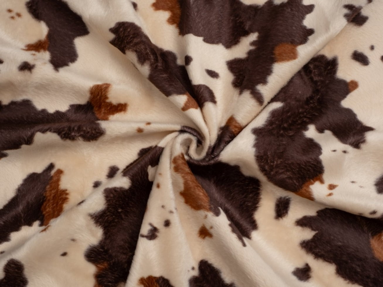 Minerva Core Range Velboa Faux Fur Fabric Cow Skin - per yard - Walmart.com