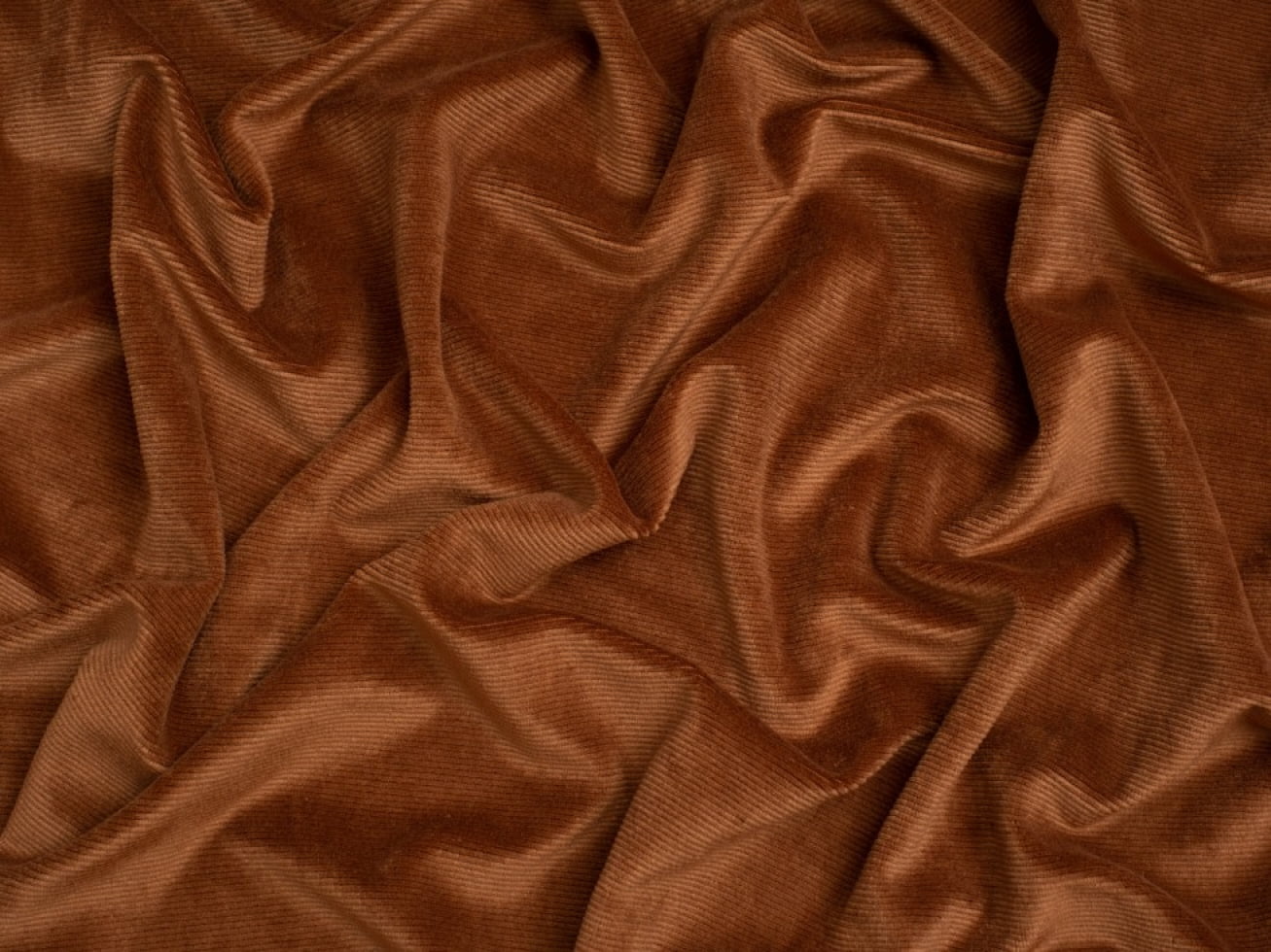 Minerva Core Range Velour Rib Stretch Knit Cord Fabric Spice - per yard ...