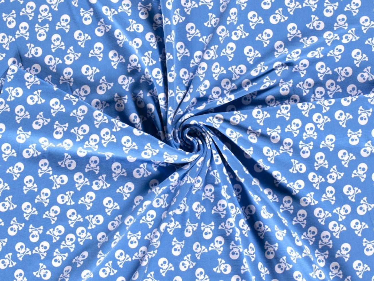 Minerva Cotton Jersey Stretch Knit Fabric Blue - per yard - Walmart.com