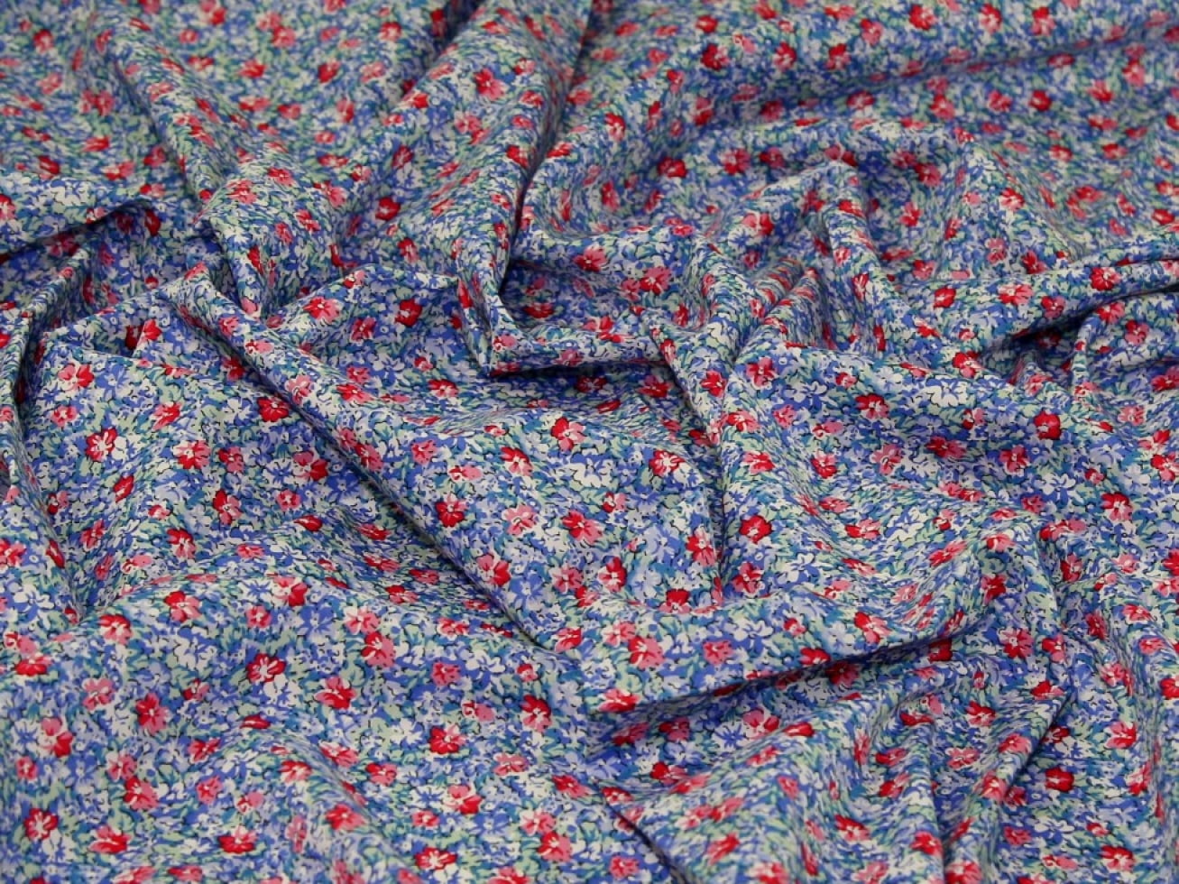 Minerva Cotton Lawn Fabric Blue - per yard - Walmart.com