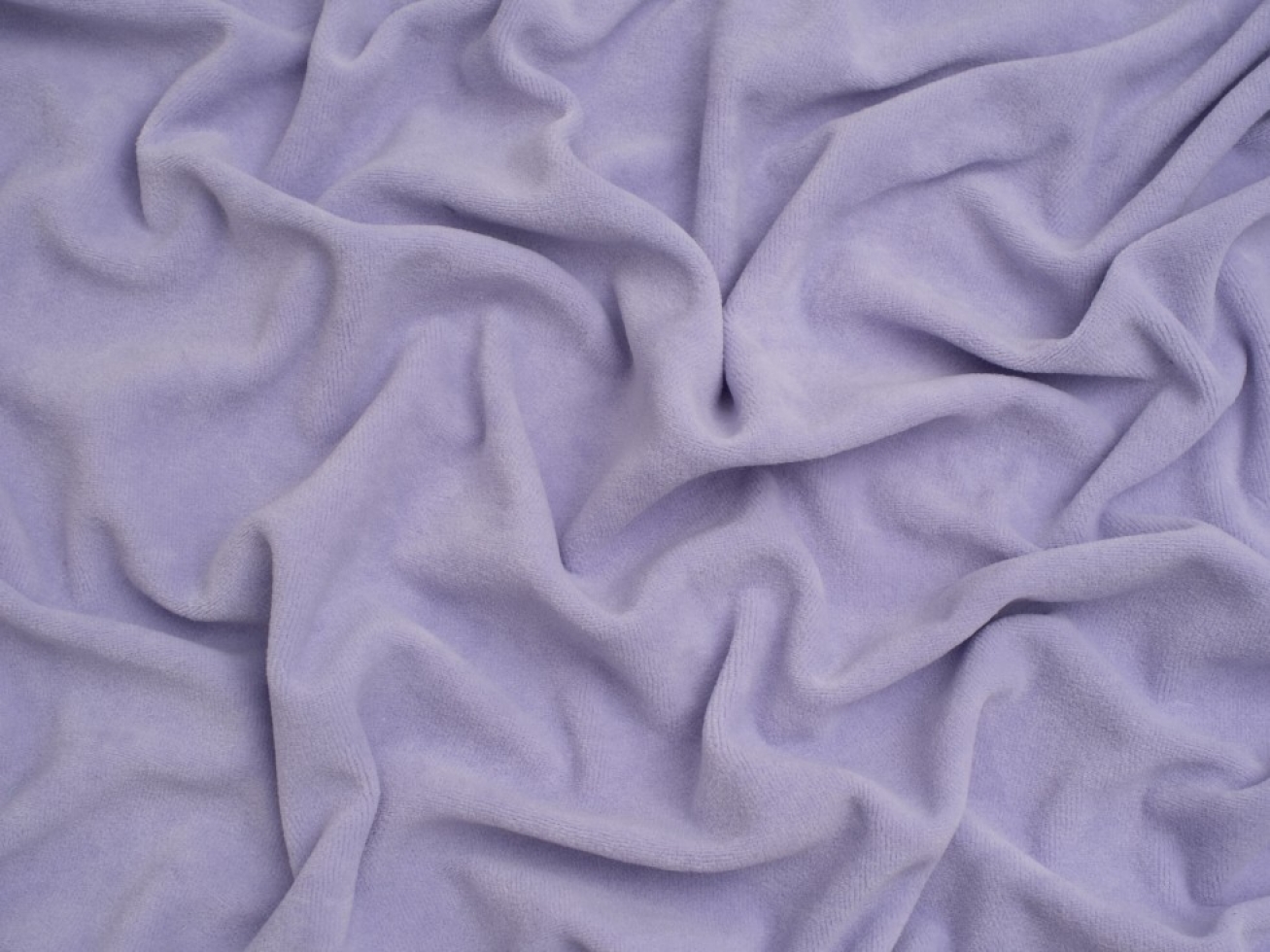 Minerva Cotton Velour Stretch Knit Fabric Pastel Lavender - per yard ...