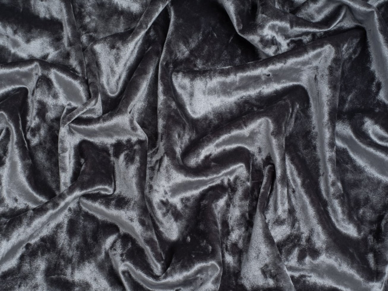 Minerva Deluxe Crush Velvet Stretch Knit Fabric Dark Grey - per yard ...