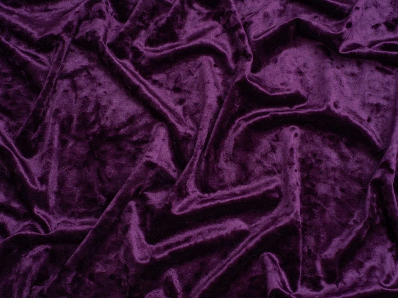 Minerva Deluxe Crush Velvet Stretch Knit Fabric Deep Purple - per yard ...