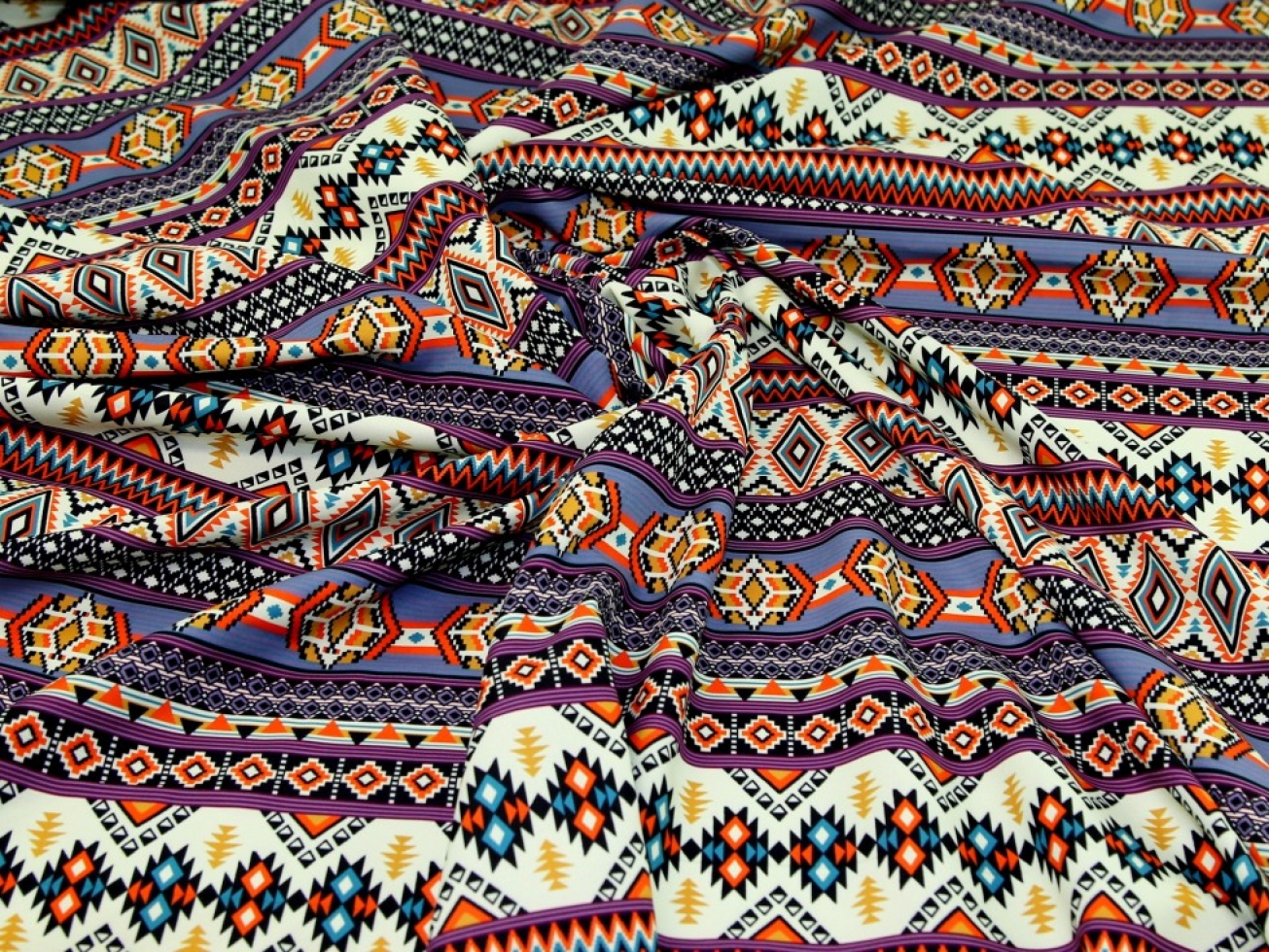 Minerva Digital Print Smooth Crepe Fabric Green - per yard - Walmart.com