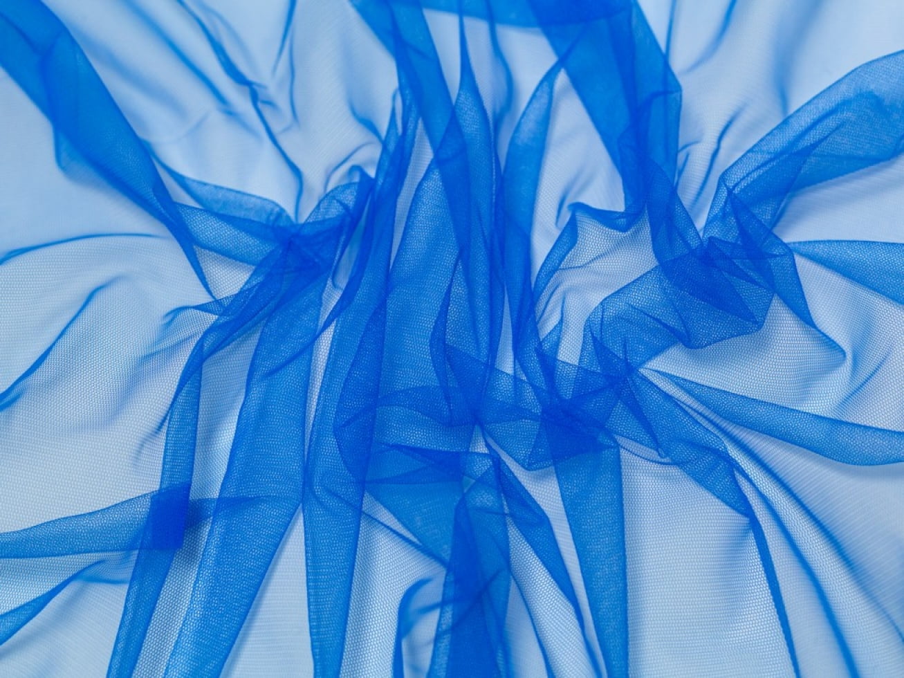 Minerva Dolce Vita Soft Italian Tulle Fabric Royal Blue - per yard ...